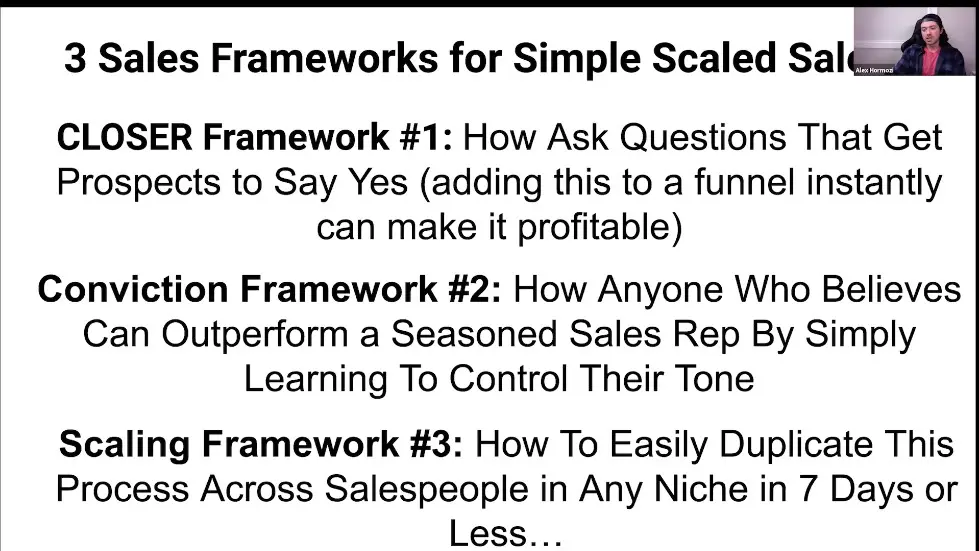 Alex Hormozi: I Taught 116+ Salesmen My Closing Framework